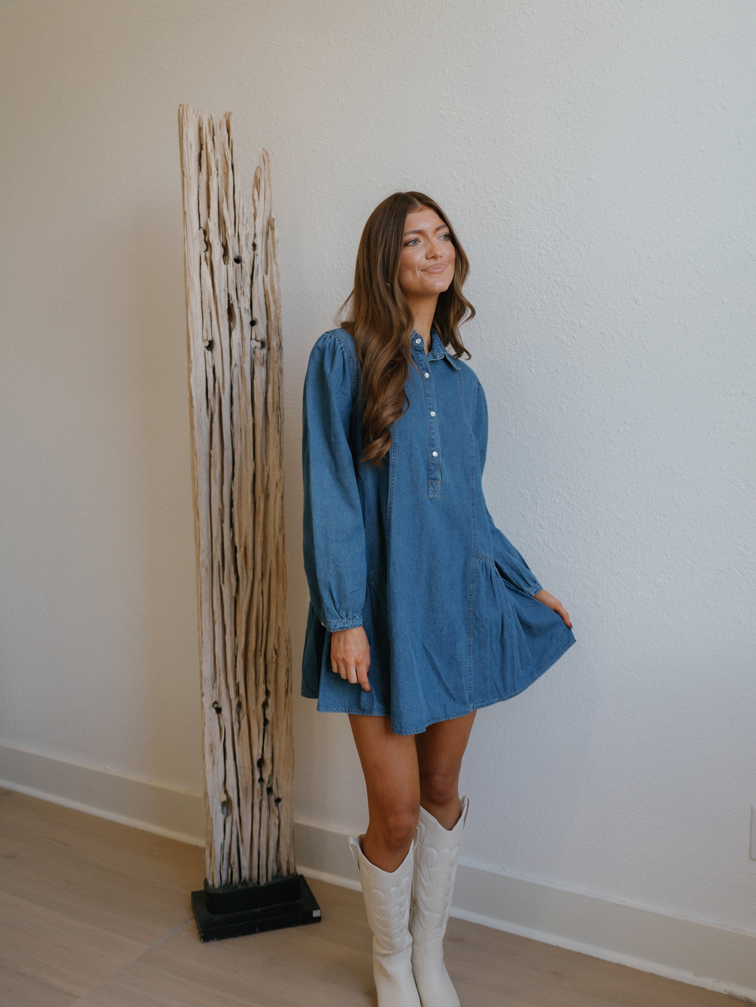 Concert Series Dress-Denim – lifeandstyle